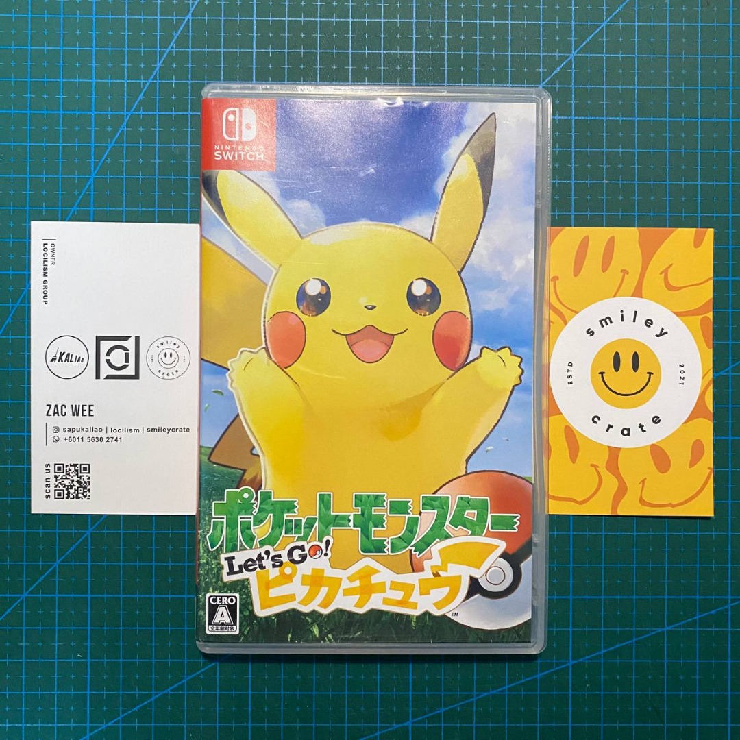 Nintendo Switch Game Pokemon Let's Go Pikachu!, Video Gaming, Video ...