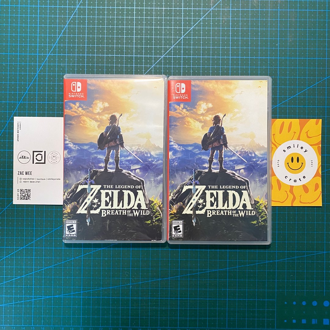 Nintendo Switch Game Zelda BOTW - The Legend of Zelda Breath of The ...