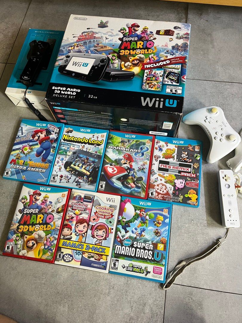 Nintendo Wii U Super Mario 3D World Deluxe Set, Video Gaming, Video ...