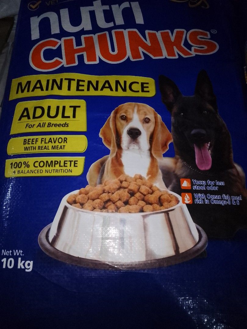 Nutrichunks Adult Maintenance, Pet Supplies, Pet Food on Carousell