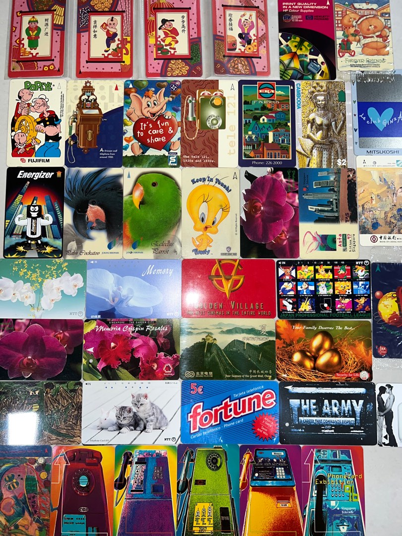 Old Vintage collectible phone / tele-cards, Hobbies & Toys, Memorabilia ...