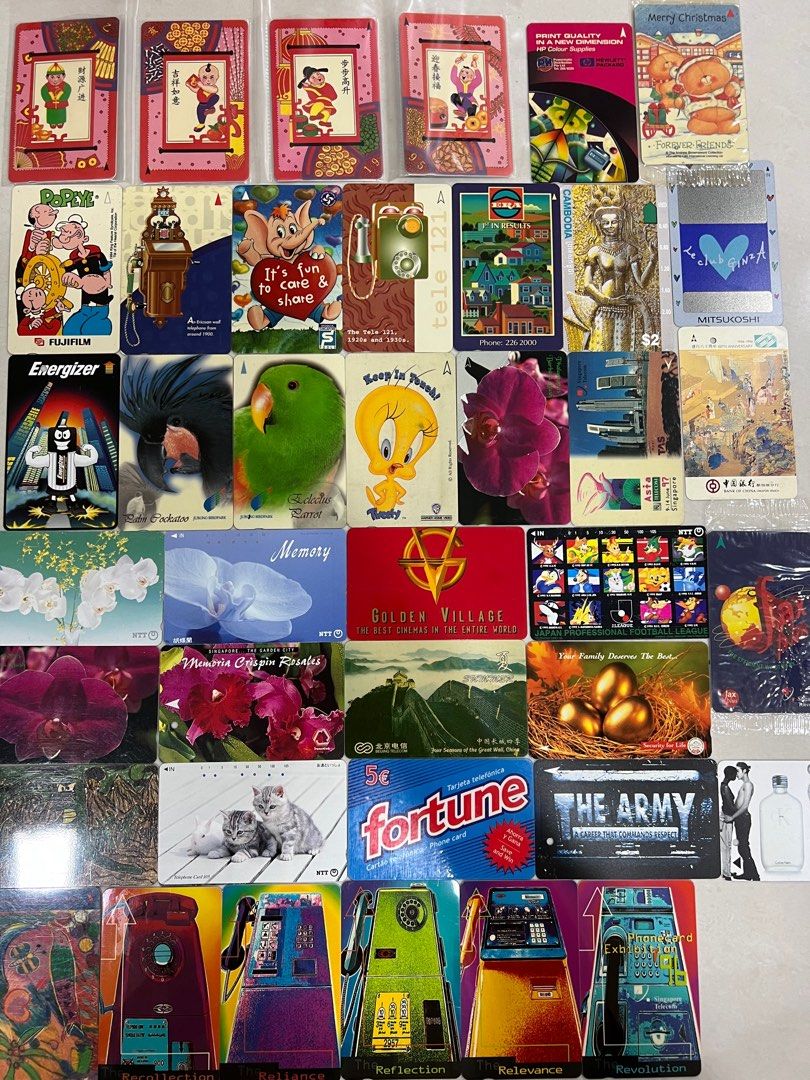 Old Vintage collectible phone / tele-cards, Hobbies & Toys, Memorabilia ...