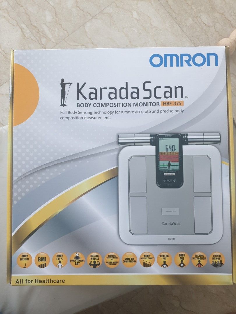 OMRON Karada Scan HBF - 375, Health & Nutrition, Health Monitors ...