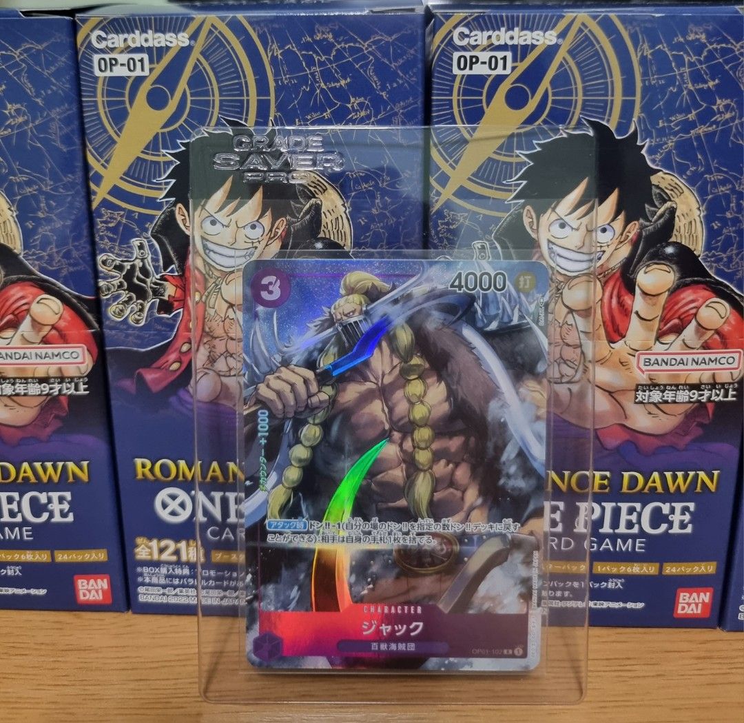 One Piece card op1 Jack P-R, Hobbies & Toys, Toys & Games on Carousell