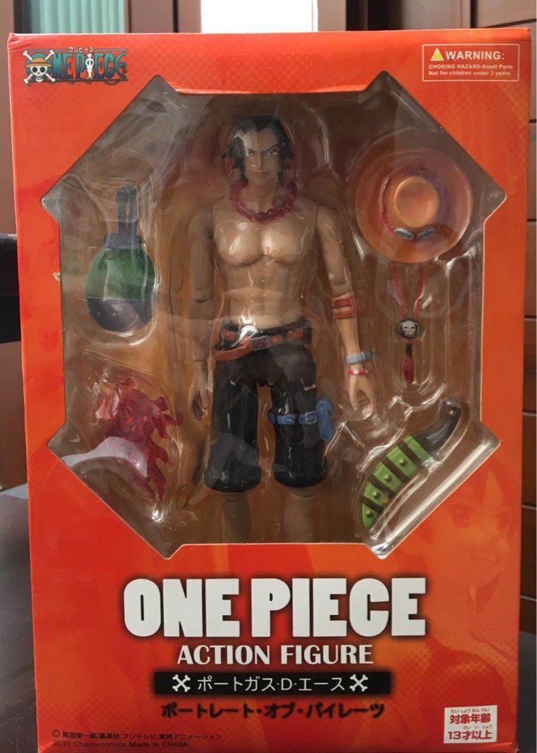 One Piece Portgas D. Ace Action Figure, Toys & Collectibles, Mainan di ...