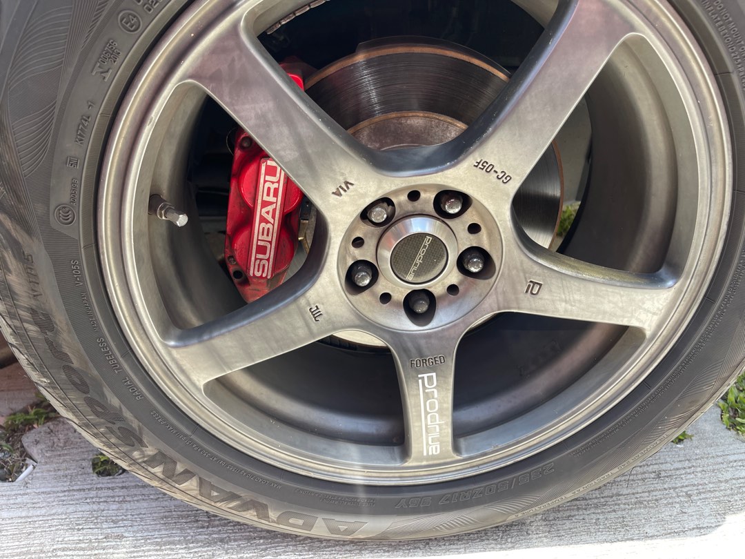 Original Pro drive 17 inch GC05F Forged rims with Tyres, Car ...