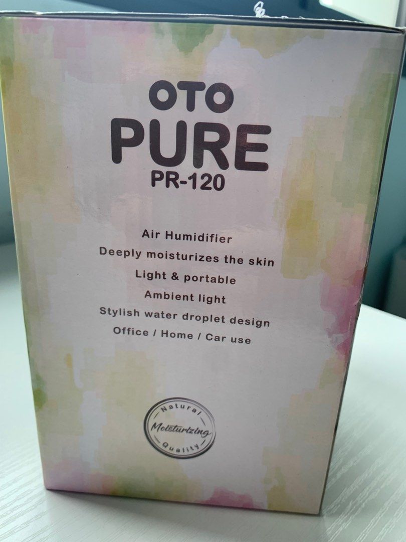 OTO Pure PR-120 humidifier + diffuser, Furniture & Home Living, Home Fragrance on Carousell