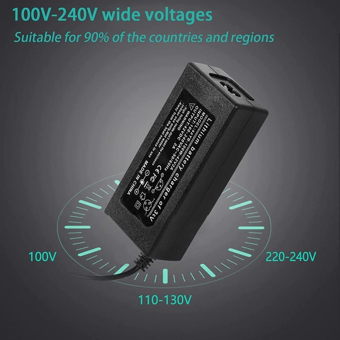 P273 Universal 42V 2A Charger for Hoverboard Electric Scooter Power ...
