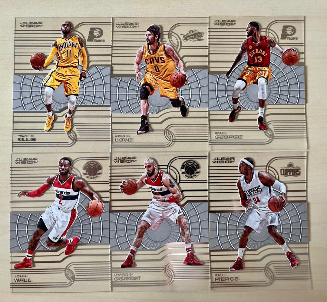 Panini Clear Vision Basketball (Paul Pierce, Paul George, Kevin Love ...