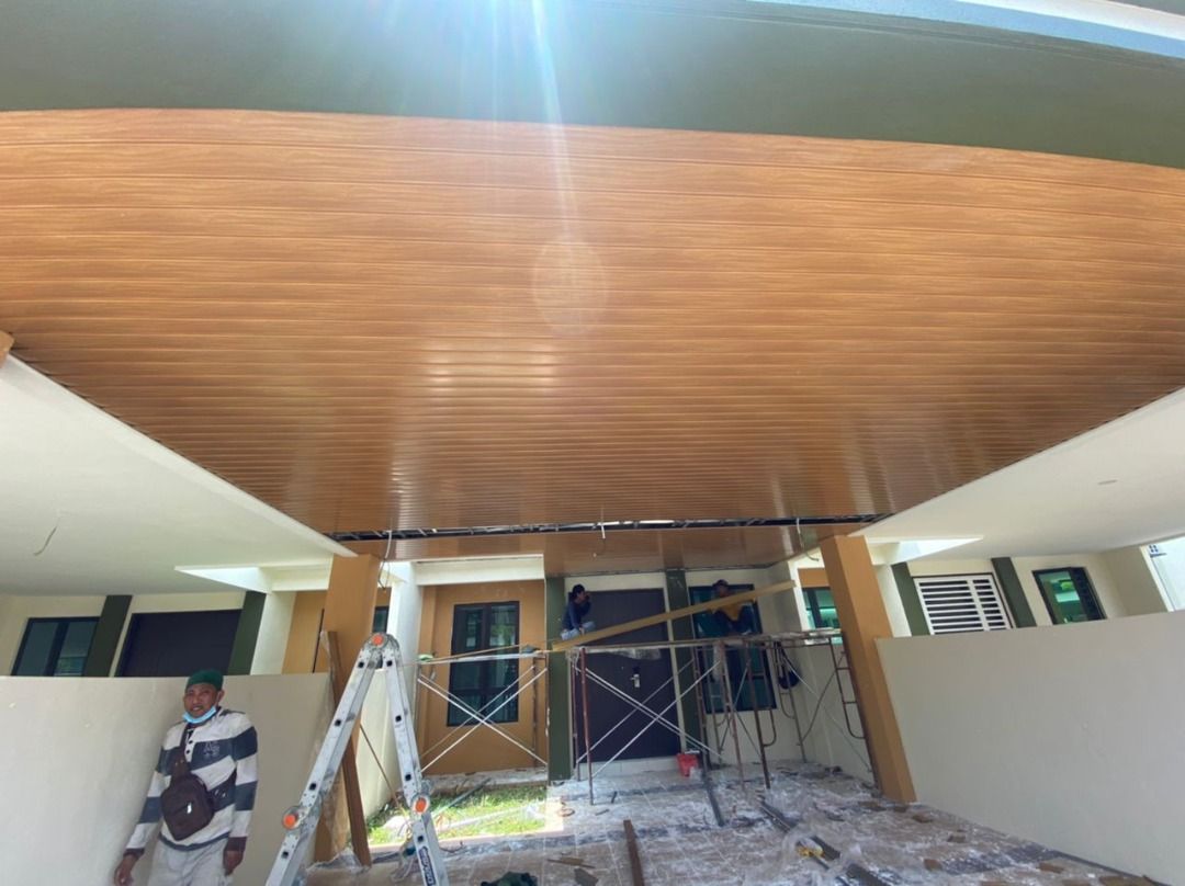 PASANG SILING ALUMINIUM l aluminium strip ceiling install and repair ...