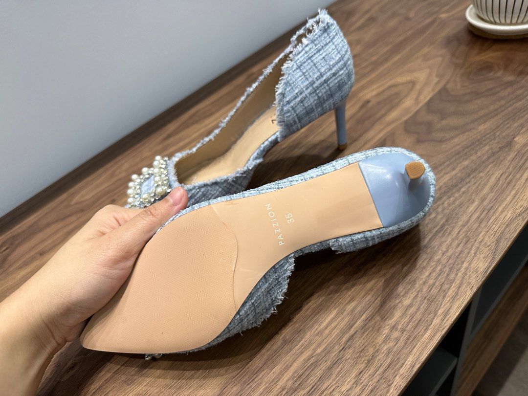 Pazzion Harriet Embellished High Heels, Women's Fashion, Footwear ...