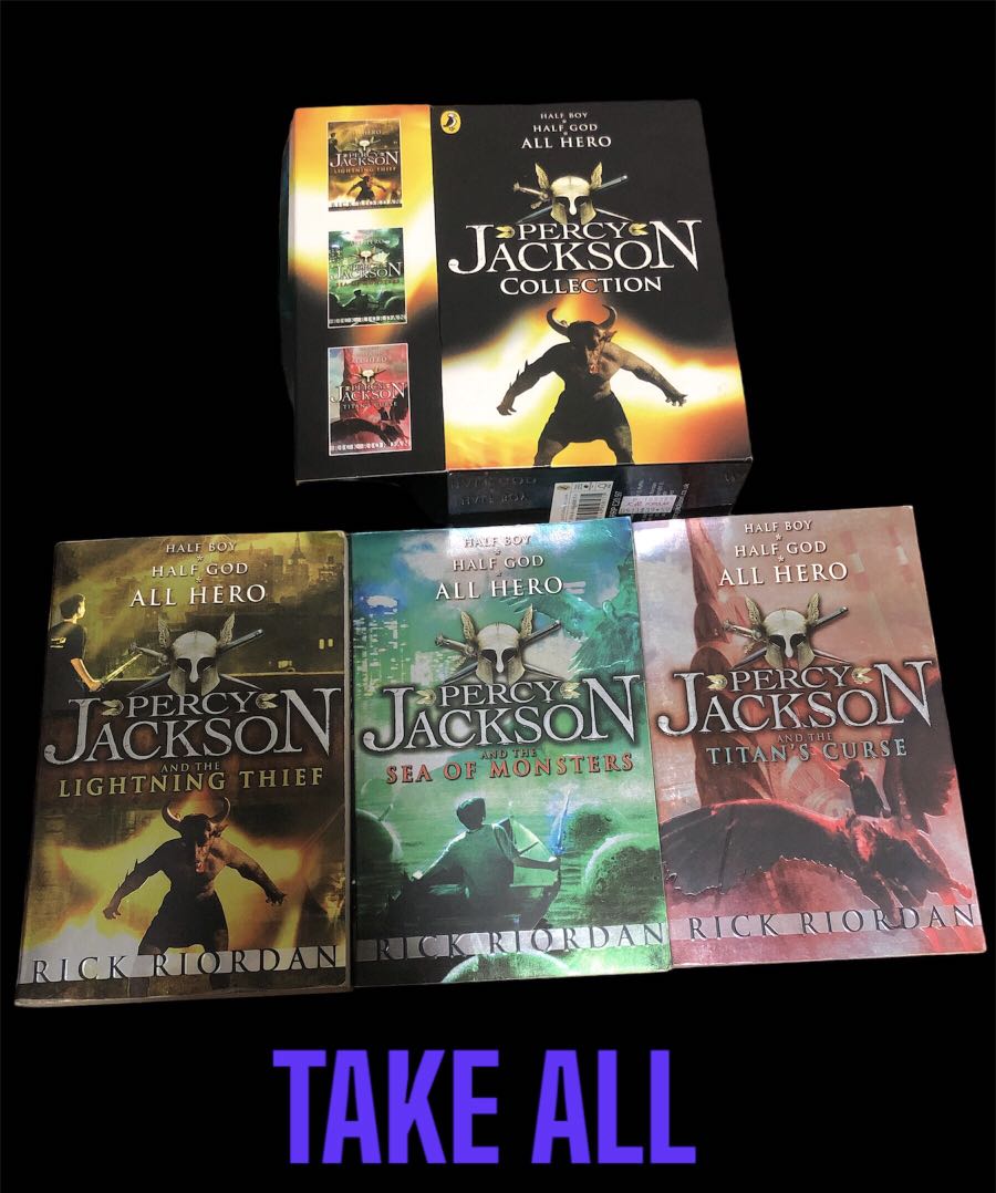 Percy Jackson Collection, Hobbies & Toys, Books & Magazines, Fiction ...