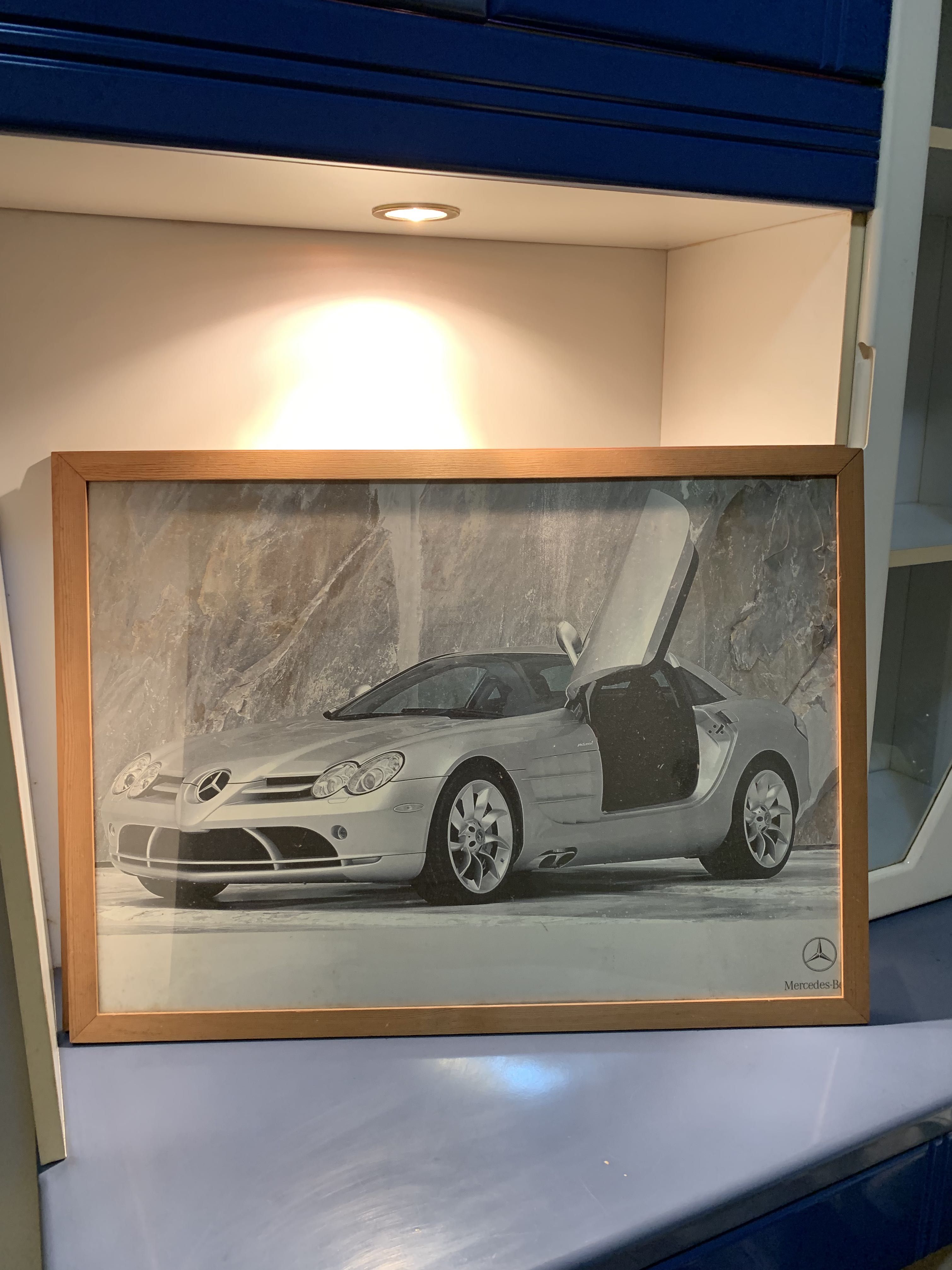 Photoframe with Mercedes Poster, Furniture & Home Living, Home Decor ...