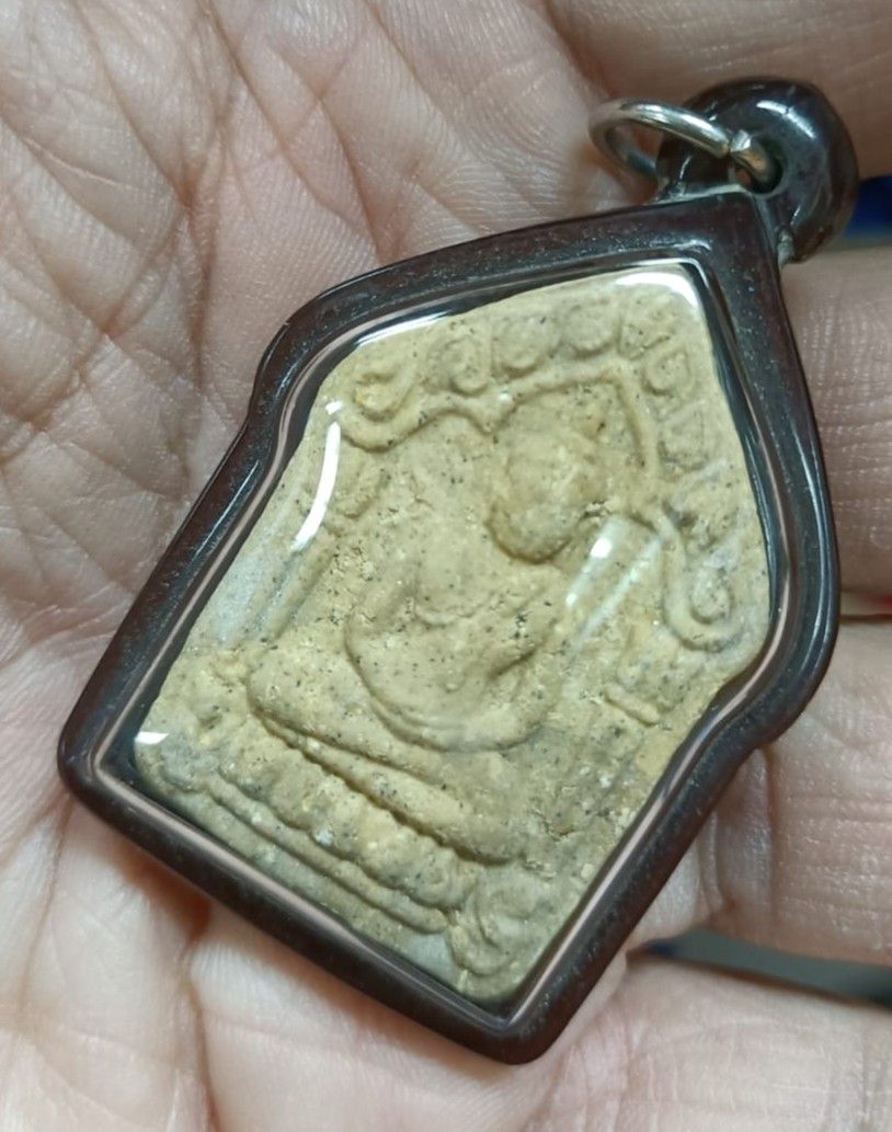 Phra Khun Paen "Buddha Mongkhon" Kruba Sam See, Arsom Boonyarit, Mukdahan province, made of ...