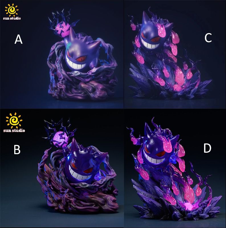 [PO] Sun Studio - Pokemon Shadow Ball Gengar & Will-O-Wisp Gengar with ...