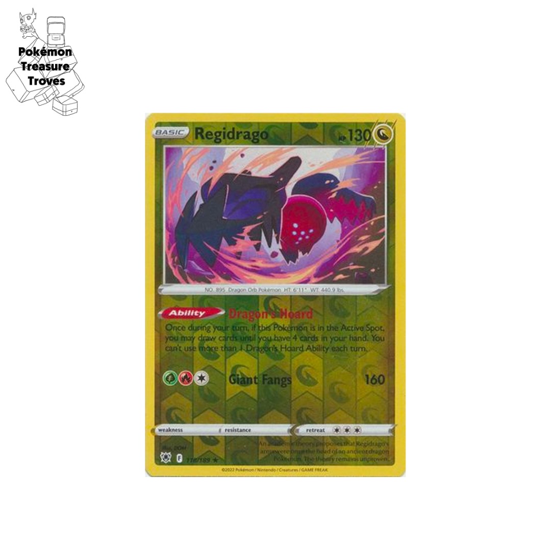 Pokemon Astral Radiance Regidrago Reverse Holo Card, Hobbies & Toys ...