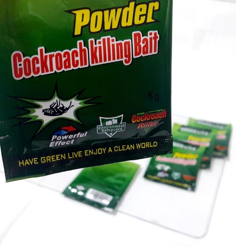 Powder Cockroach-killing Bait, 5g, Health & Nutrition, Insect ...