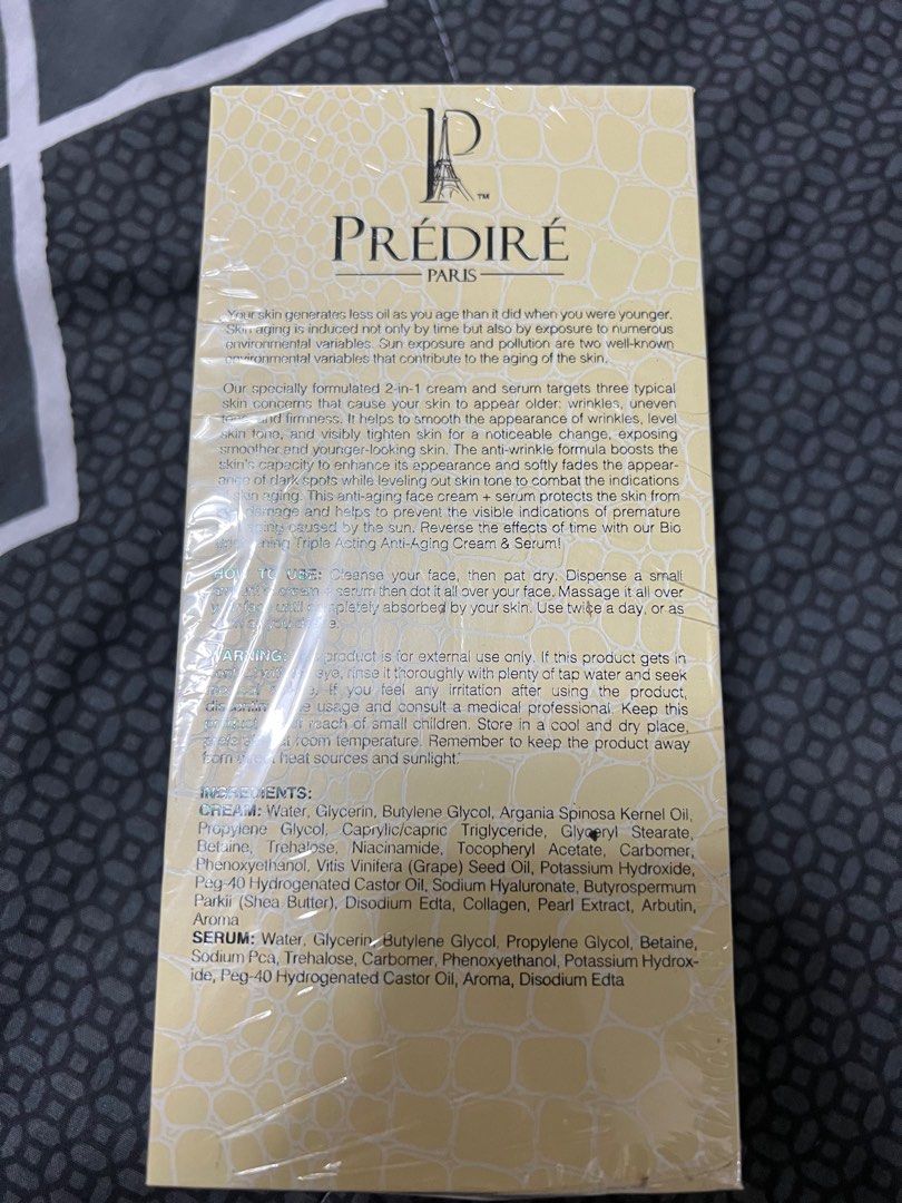 PREDIRE PARIS RETINOL Bio Brightening Triple Acting Anti-Aging Cream ...