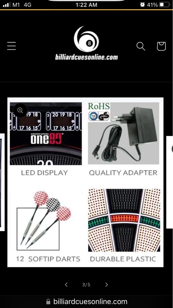 Premium Electronic Soft Tip Dart Board, Sports Equipment, Other Sports ...