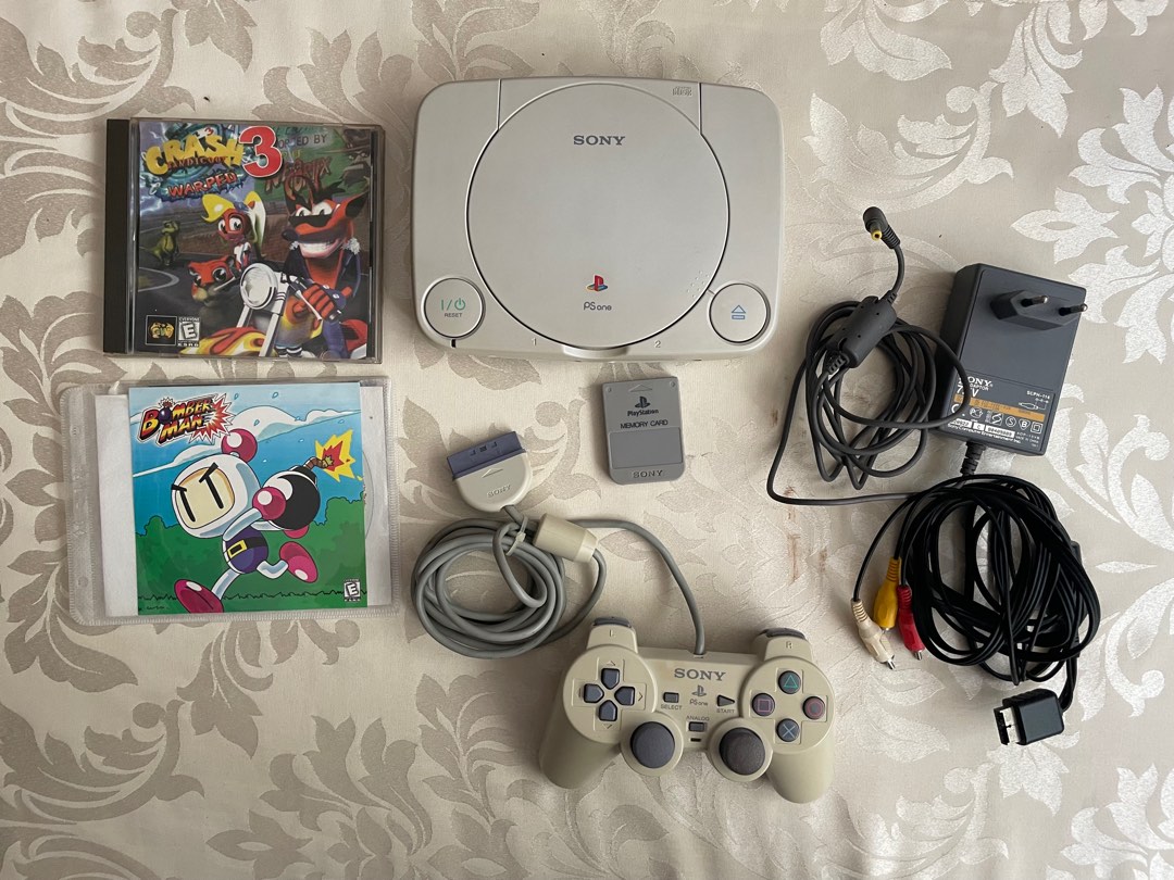 PSone console, Video Gaming, Video Game Consoles, PlayStation on Carousell