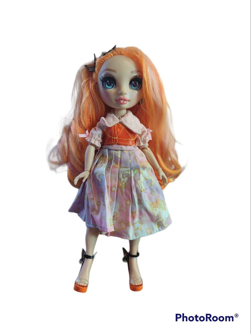 Rainbow high orange doll with stand, Hobbies & Toys, Toys & Games on ...