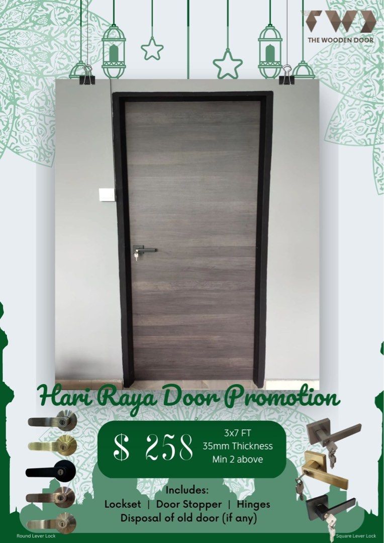 Raya Laminated Door Promotion, Furniture & Home Living, Security ...