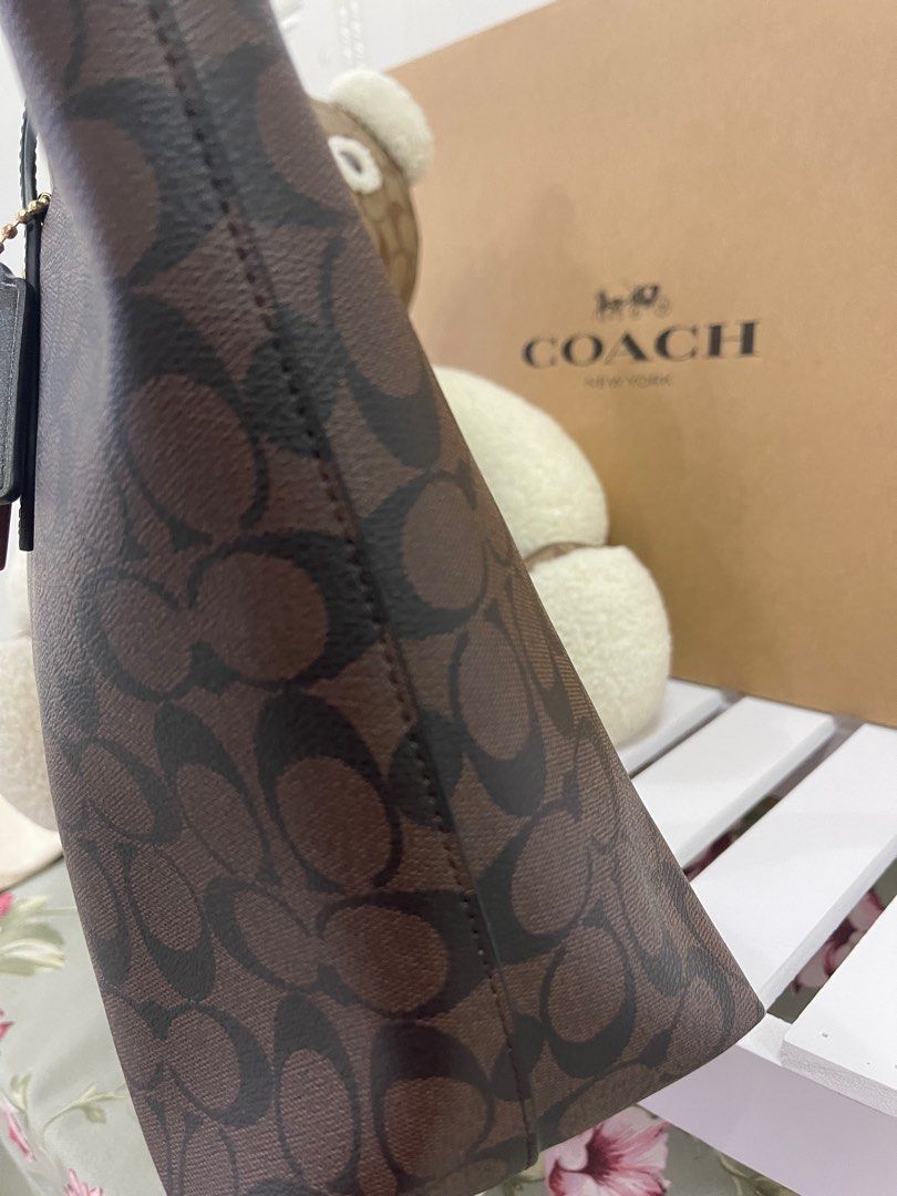 READY STOCK AUTHENTIC Coach Tote Bag F58292 Monogram totes logo, Women ...