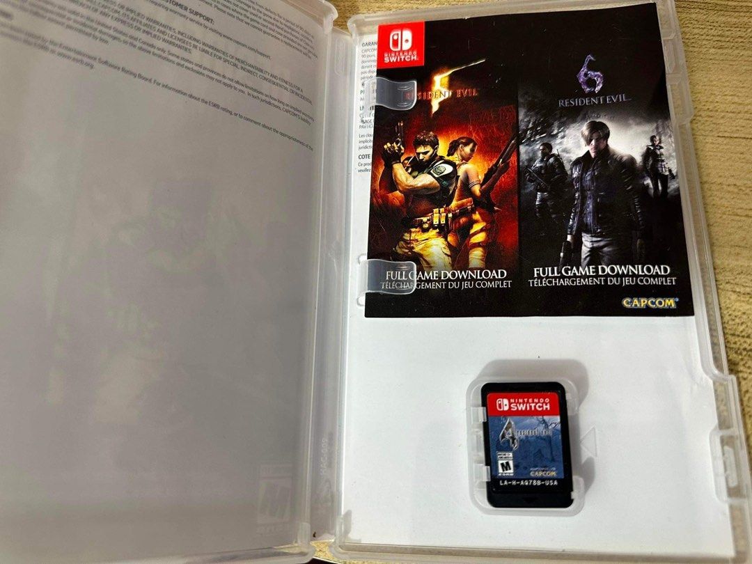 Resident Evil 4 Triple Pack For Nintendo Switch Slightly Used, Video ...