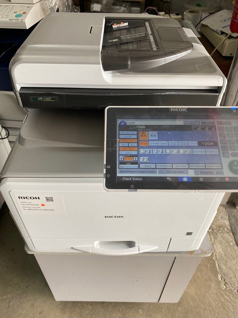 Ricoh Colour Copier MPC 307, Computers & Tech, Printers, Scanners ...