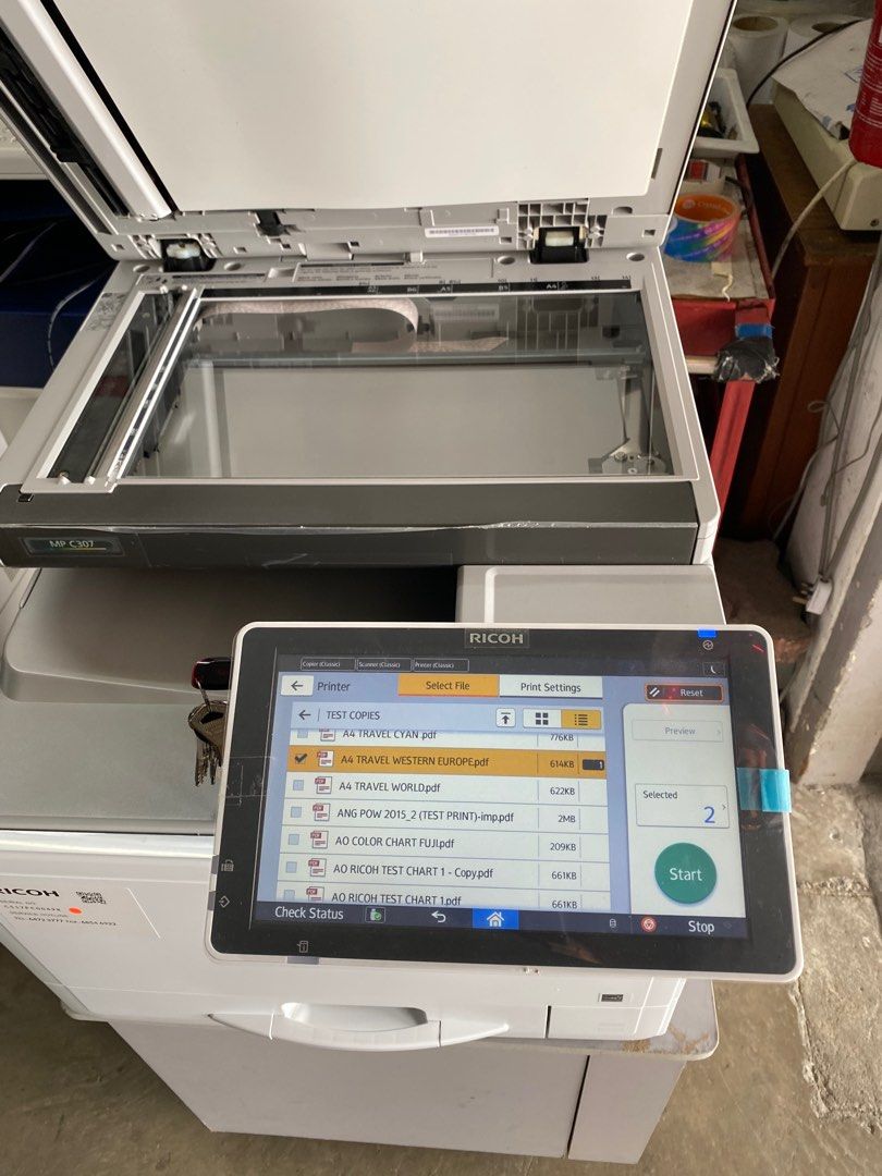 Ricoh Colour Copier MPC 307, Computers & Tech, Printers, Scanners ...