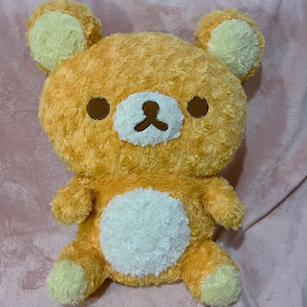 Rilakkuma Rose Pattern Big Plushie on Carousell