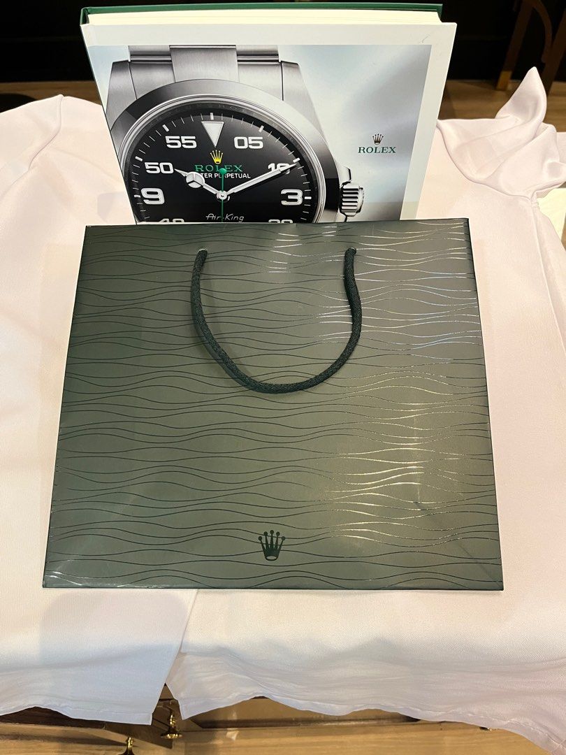 Rolex Paper Bag, Luxury, Bags & Wallets on Carousell