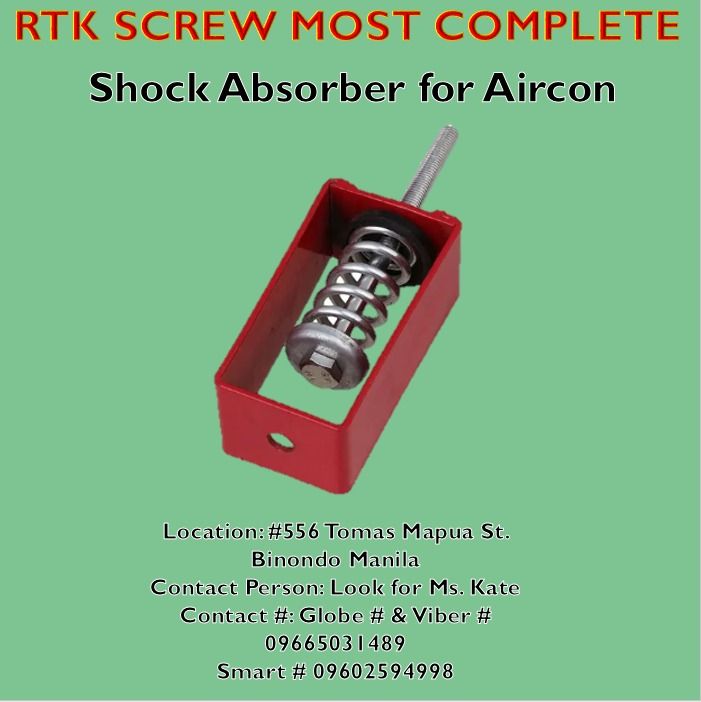 RTK Shock Absorber for Aircon, Commercial & Industrial, Construction ...