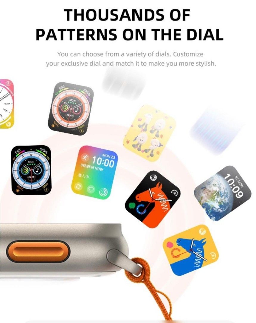 S8 Ultra Max Series 8 Smartwatch Ultra AI Voice Smart Watch 8 2.08 Inch ...