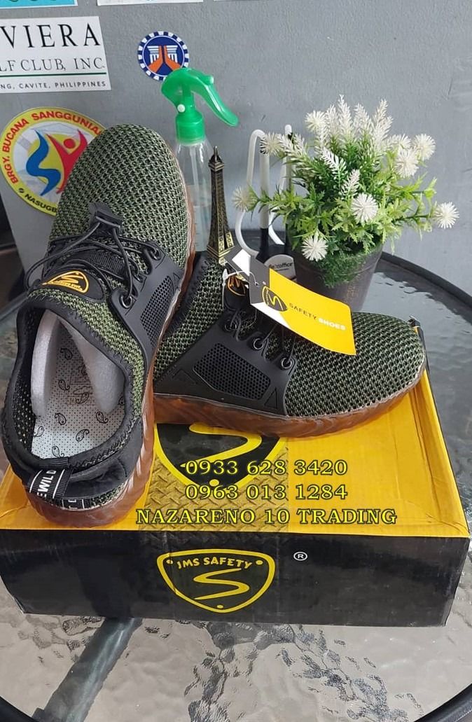SAFETY SHOES JMS Brand, Men's Fashion, Footwear, Boots on Carousell