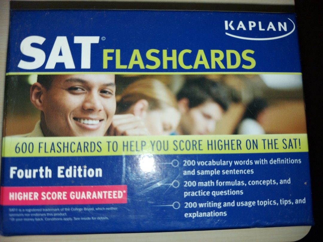 SAT Flashcards, 興趣及遊戲, 書本 & 文具, 教科書 - Carousell