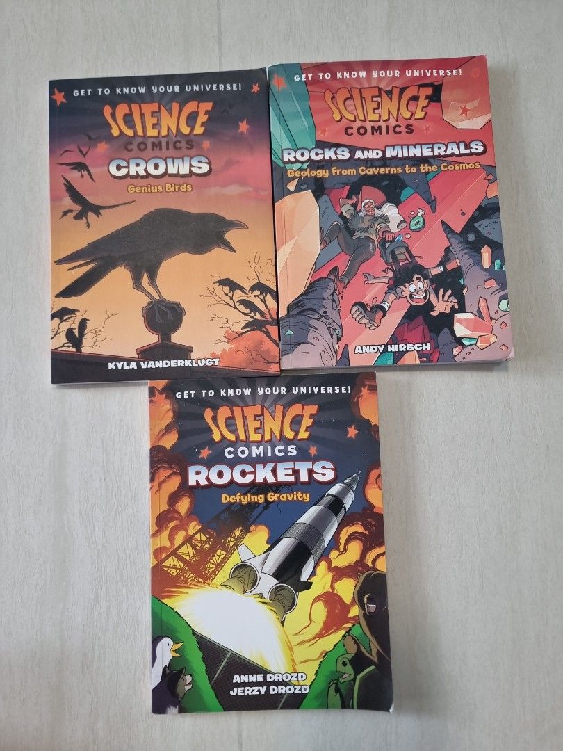 Science comics (crows, rockets, rocks and minerals), Hobbies & Toys, Books & Magazines, Children ...