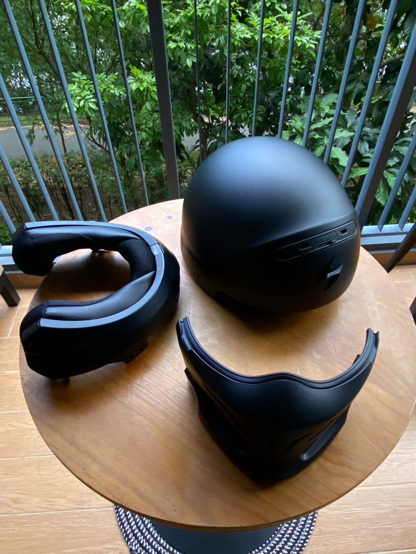 Scorpion Covert 3 in 1 helmet Matt Black (Stealth), Motorcycles ...