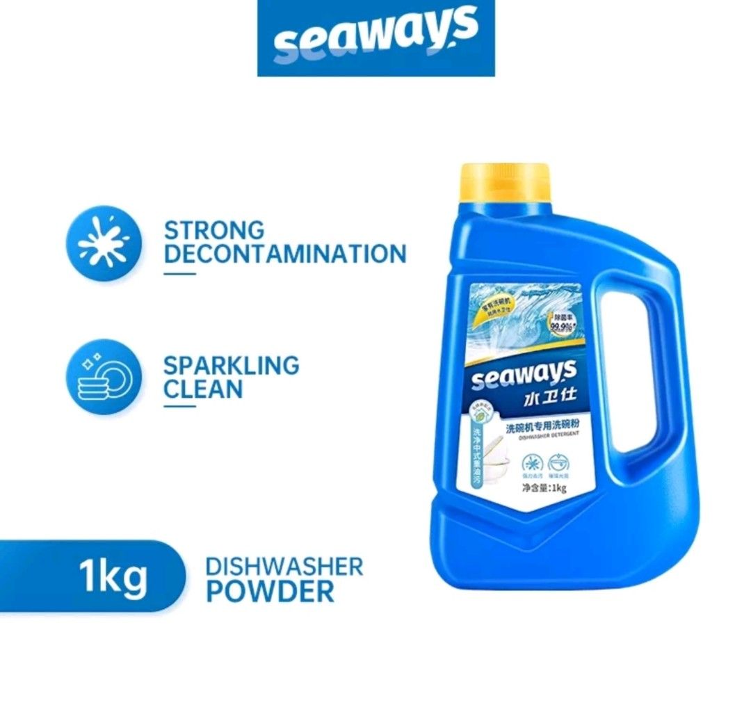 Seaways Dish Wash Powder, Furniture & Home Living, Cleaning & Homecare ...