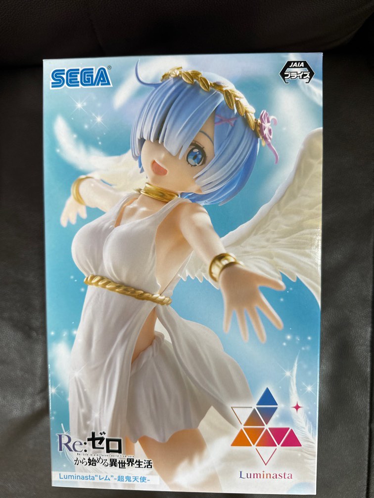 SEGA Re: ZERO 從零開始的異世界 REM 超鬼天使 figure 長盒, 興趣及遊戲, 玩具 & 遊戲類 - Carousell