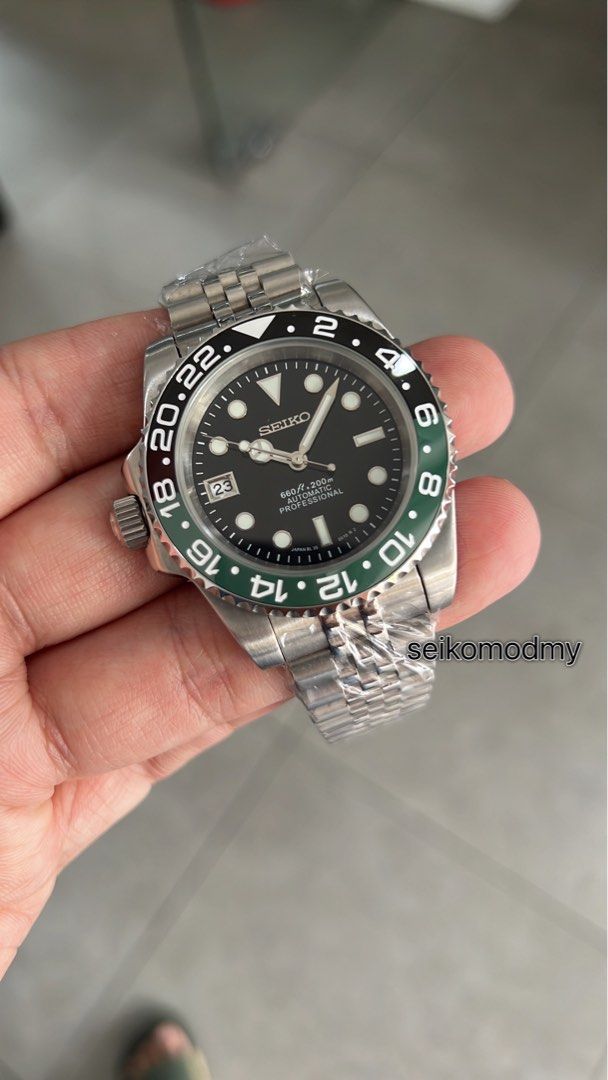 Seiko Mod Sprite Seikolex Sprite Submariner Starbuck, Men's Fashion ...