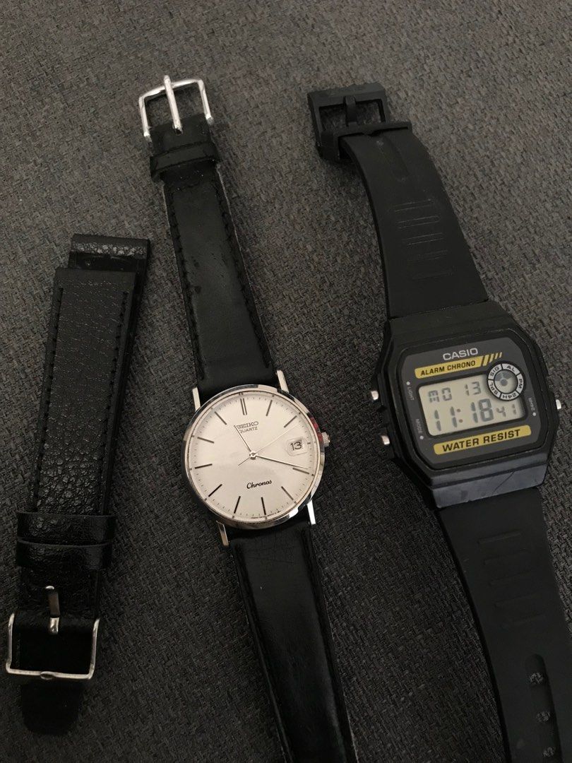 Seiko Rice Paper Dial and Casio, Men's Fashion, Watches & Accessories ...