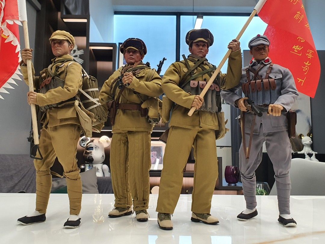 Set of 4 Minitimes Chinese People Liberation Army PLA soldier 1/6 toy ...
