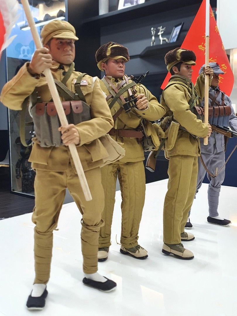 Set of 4 Minitimes Chinese People Liberation Army PLA soldier 1/6 toy ...