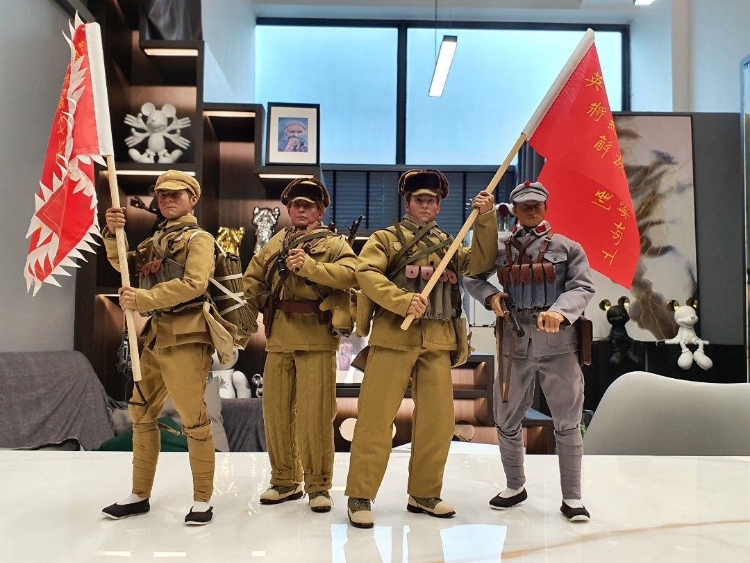 Set of 4 Minitimes Chinese People Liberation Army PLA soldier 1/6 toy ...