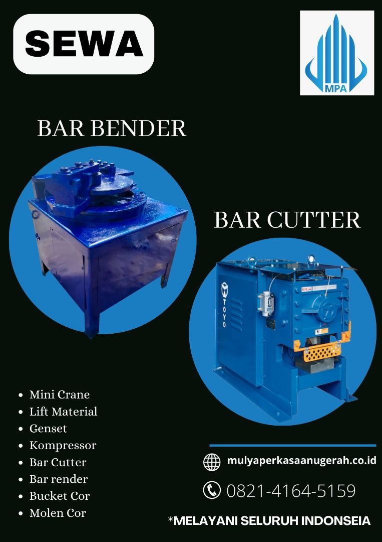 Sewa bar bender & bar cutter Jakarta Barat (Cengkareng), Properti ...