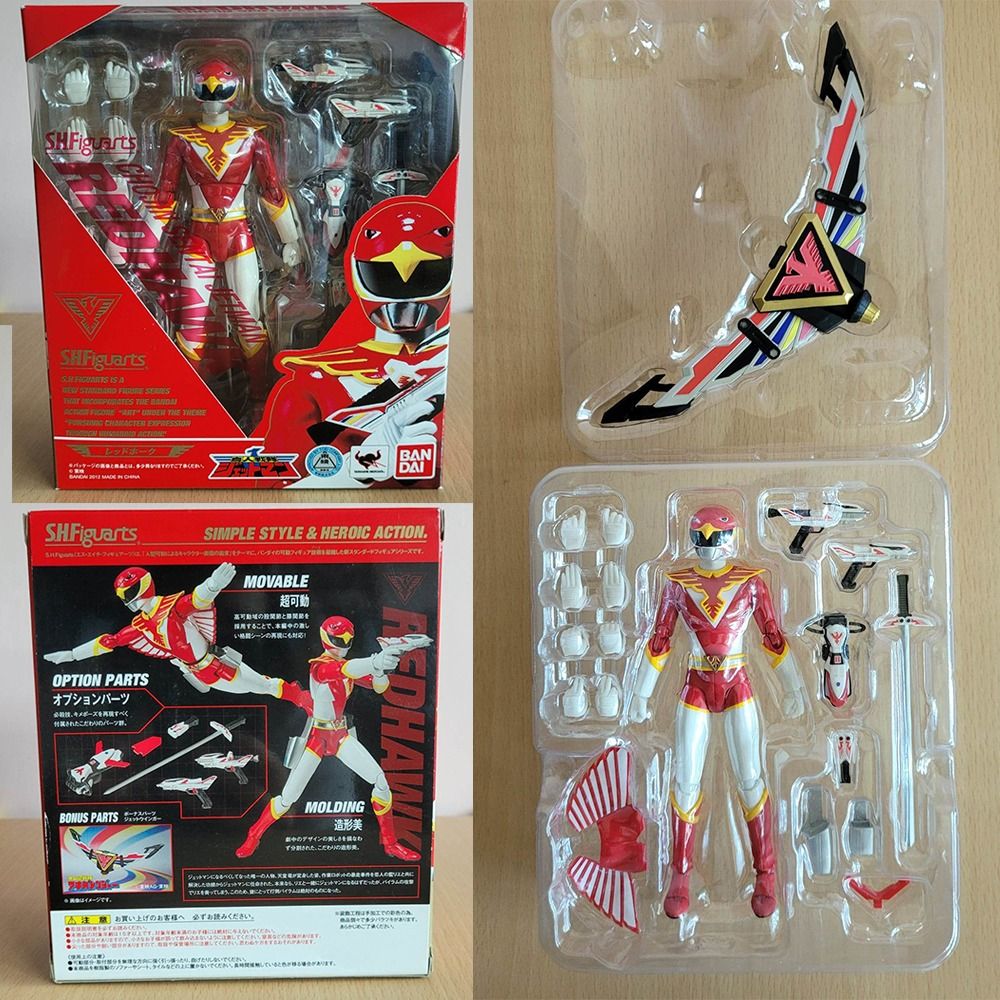 S.H. Figuarts - Chojin Sentai Jetman: Red Hawk, Hobbies & Toys, Toys & Games on Carousell