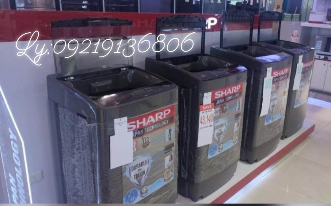 SHARP TOP LOAD WASHING MACHINE SUMMER SALE BRANDNEW SEALED UNIT, TV ...