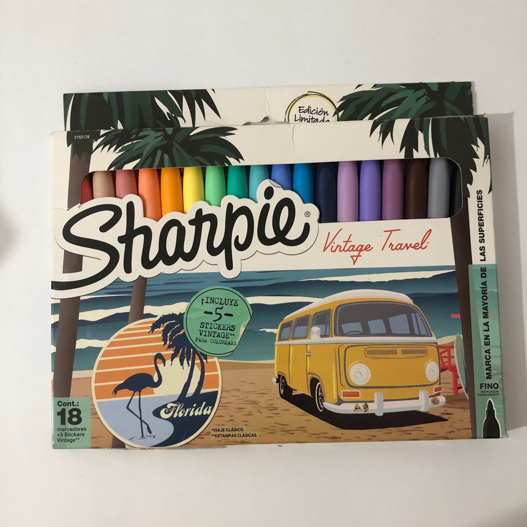 Sharpie Vintage Travel 18 Colors Marker on Carousell