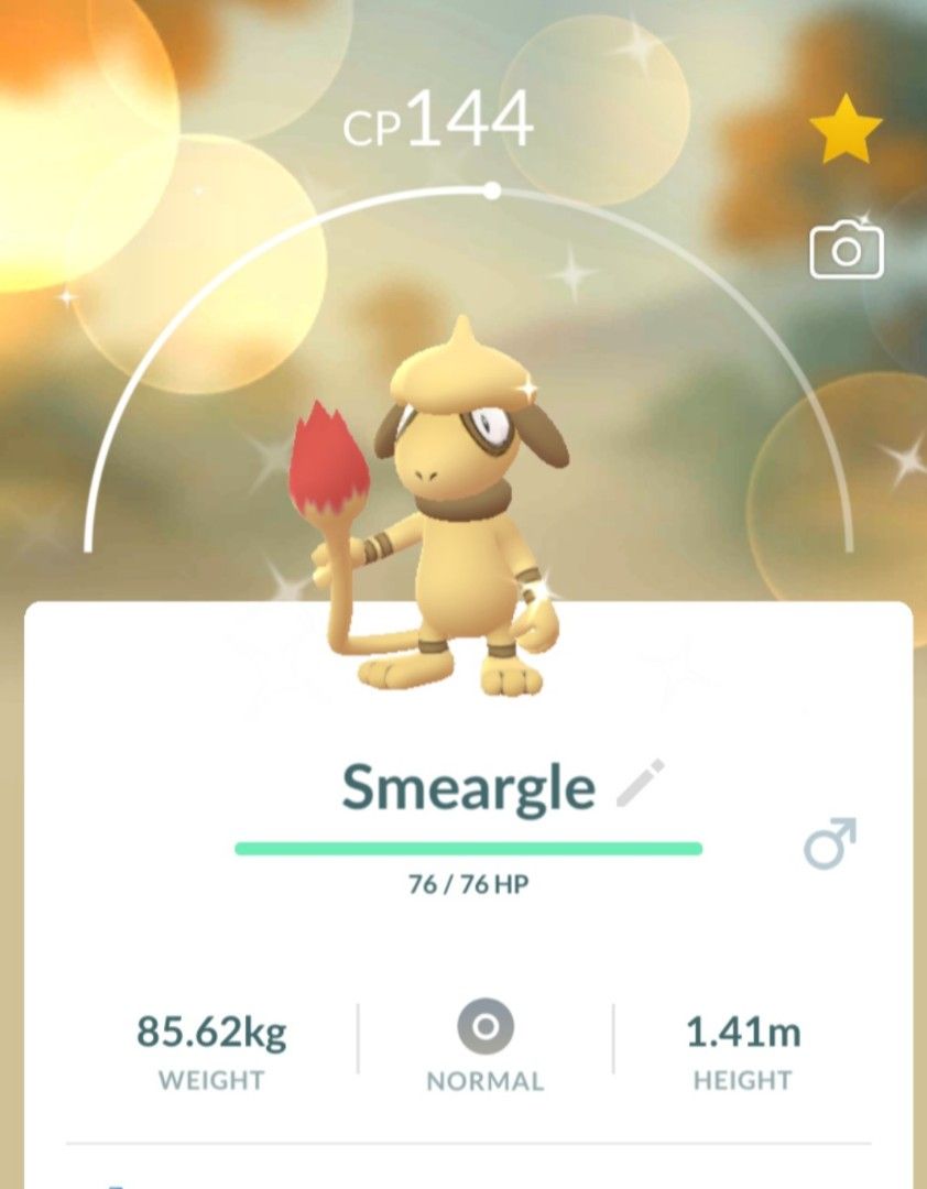 Shiny Smeargle: Pokemon Go, Video Gaming, Gaming Accessories, In-Game ... Shiny Smeargle: Pokemon Go, Video Gaming, Gaming Accessories, In-Game ...